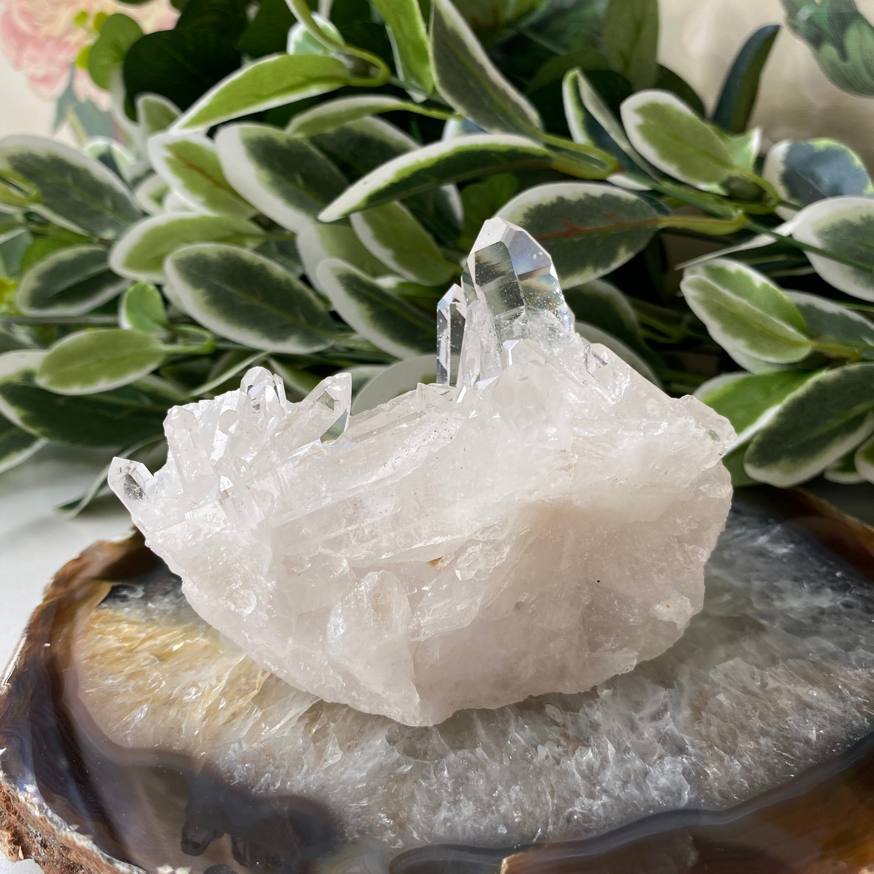 Clear Quartz – Milky Peach Studio