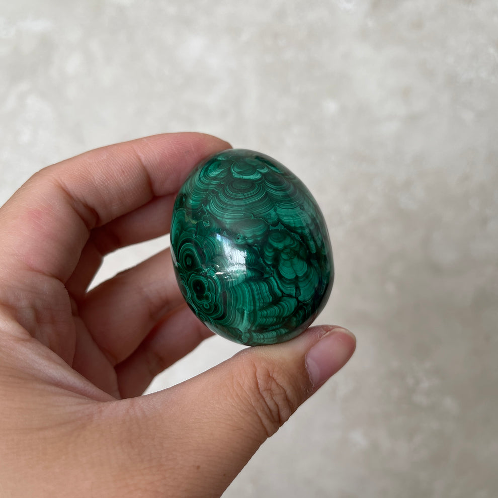 Malachite Egg – Milky Peach Studio
